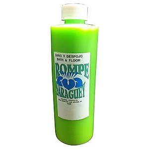 Original Botanica Rompe Saraguey Bath and Floor Wash Spiritual Cleansing Negative Energy Protection Herb Purification, 8oz