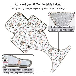 KAKIBLIN Breastfeeding Pillow, Multifunctional Baby Feeding Support Nursing Pillow for Tummy Time (Grey)