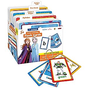 Disney Learning Flash Cards for Toddlers 2-4 Years, Toddler Flash Cards, Alphabet Flash Cards, Numbers, Colors, Shapes, Sight Word Flash Cards, Kindergarten and Preschool