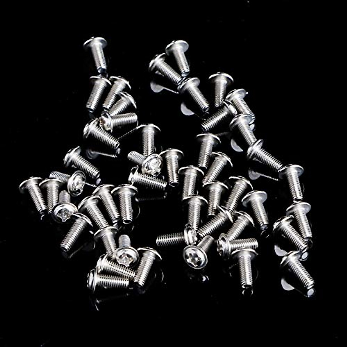 Screw 50 Pcs Quadrex Head Short Computer Case Motherboard Screws L15