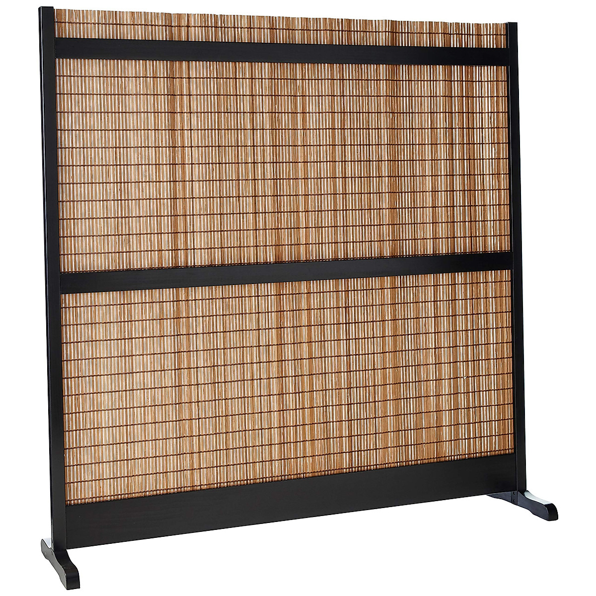 Oriental Furniture 6 1/4 ft. Tall Take Room Divider - Black