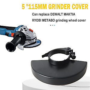 Rawolp Grinder Guard 4-1/2 inch/115mm for DEWALT BOSCH MAKITA RYOBI METABO Angle Grinders
