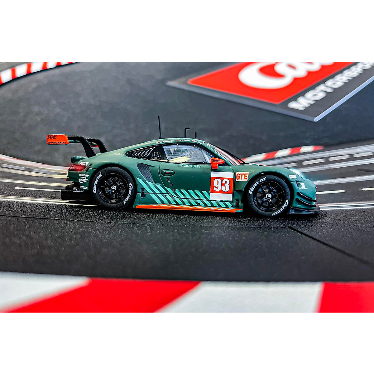 Carrera 27742 Porsche 911 RSR Proton Competition No.93 1:32 Scale Analog Slot Car Racing Vehicle Evolution Slot Car Race Tracks