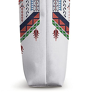 Palestine Trational Women Girls Palestinian Woman Thobe Thob Tote Bag