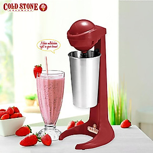 Cold Stone Milkshake Maker with Stainless Steel Mixing Cup 16 ounce, Electric Drink Maker