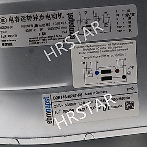 HRSTAR Original New D2E146-AP47-F8 D2E146-AP47-C3 ebmpapst Fan 230VAC M2E068-EC Inverter Cooling Fans