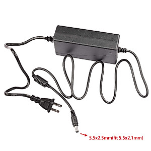 AC 100V-240V to DC 12V 3A(3000mA) Power Adapter Supply 5.5x2.5mm (Also fit 5.5x2.1mm) Output