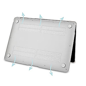 B BELK Compatible with MacBook Air 13 inch Case 2021 2020 2019 2018 M1 A2337 A2179 A1932 Touch ID Retina Display, Plastic Laptop Hard Shell Case + 2 Keyboard Cover + Screen Protector, Pink Marble