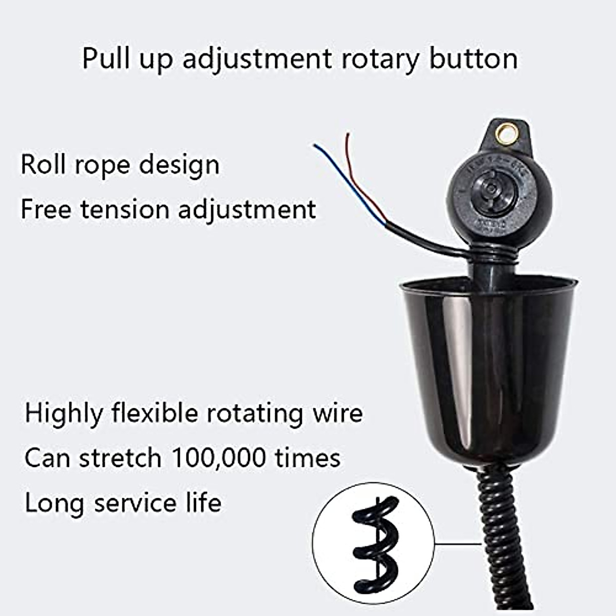 COTCLO Food Heat Lamp Convenient Adjustable Heat Lamp Restaurant or Home Food Service