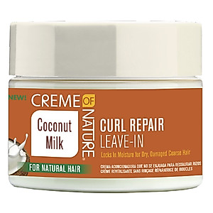 Creme Of Nature Coconut Milk Curl Repair Leave-In 11.5 Ounce (340ml) (2 Pack)