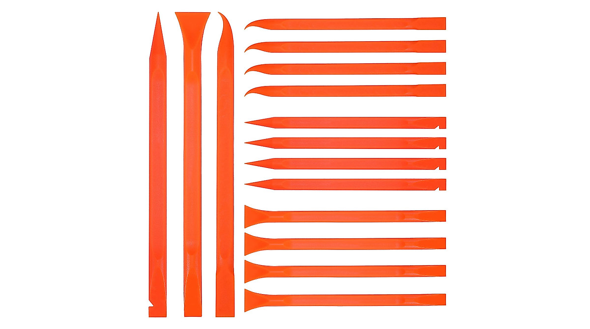 Multi-Purpose Plastic Scraper Set - 18 Non-Scratch Tools for Cleaning