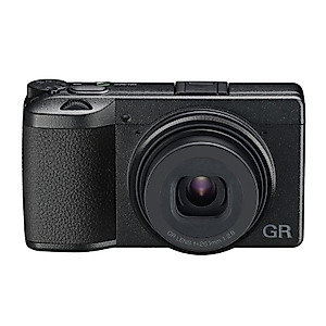 Ricoh GR IIIx Digital Camera with Soft Case, Rechargeable Lithium-Ion Battery and 64GB SD Card Bundle (4 Items)