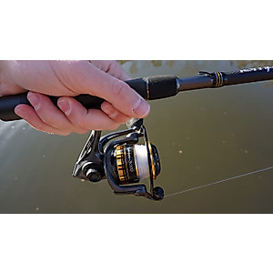 Tempo Spinning Reel, 9+1 BB Smooth Fishing Reels, Max Drag up to 38.6 LBs, with Harder GV Rotor, Ultralight Spinning Reels, Braid Ready Spool