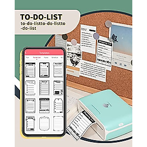 Phomemo M04S Portable Thermal Printer Sticky Note Printer, Bluetooth Label Printer, Support 2/3/4 inch Printing Width, 300 dpi,Compatible with iOS + Android, Suitable for Labels, Notes, documents
