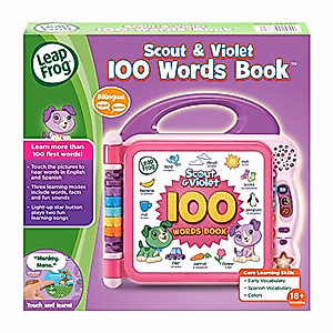 LeapFrog Scout and Violet 100 Words Book , Purple