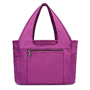 Collsants Nylon Lightweight Handbag for Women Waterproof Tote Shoulder Purses Bag