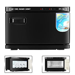 Hot Towel Warmer Salon Towel Hot Cabinet for Facials Barber Esthetician, Spa Beauty Tattoo Massage Manicure Equipment (18L,Black)