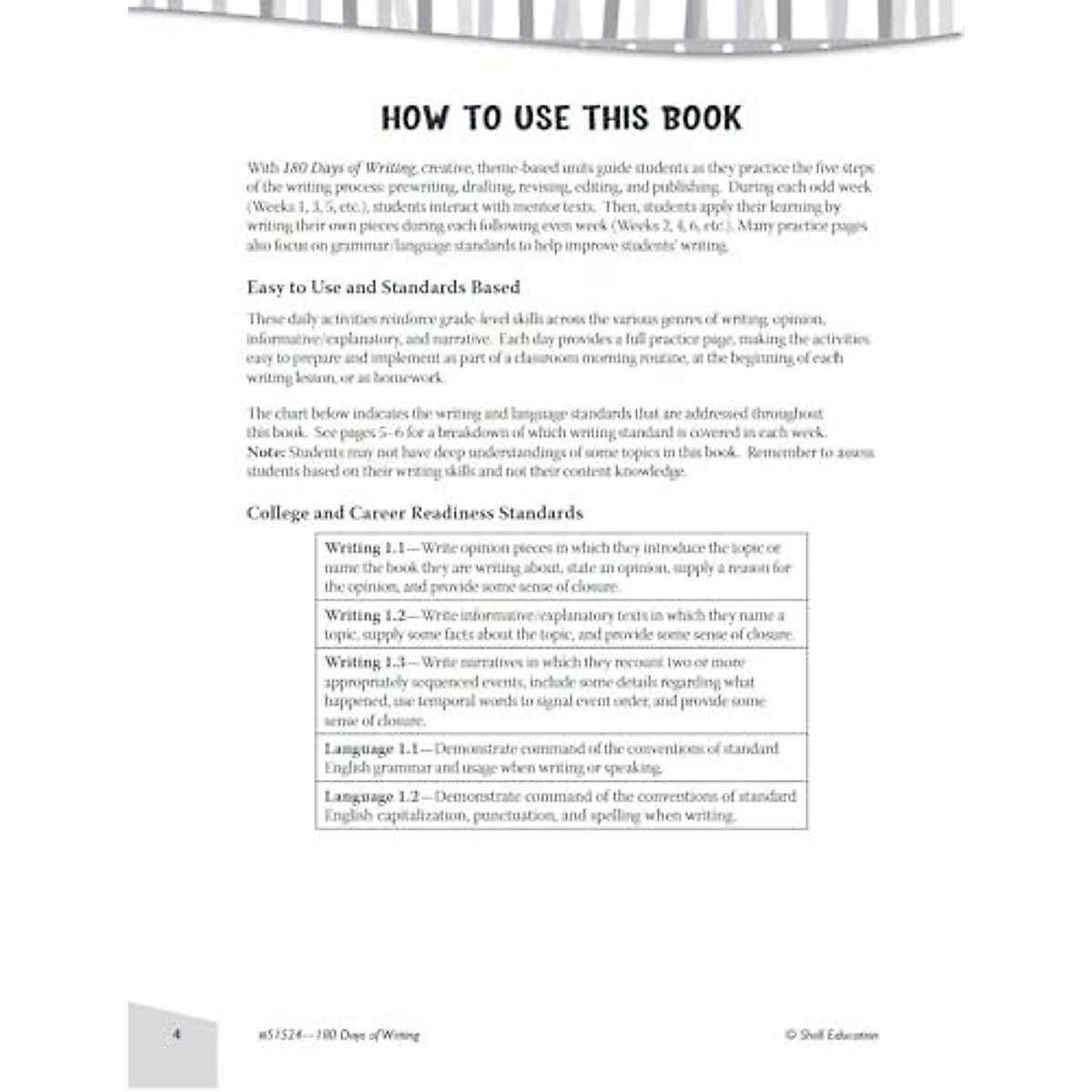 180 Days of Writing for First Grade - An Easy-to-Use First Grade Writing Workbook to Practice and Improve Writing Skills (180 Days of Practice)