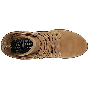 GARMONT TACTICAL T8 NFS 670 Military Combat Boots for Men and Women, Army, Air Force, AR670-1 Compliant Footwear, Lightweight, Suede Leather, Coyote, Size 10.5 Wide