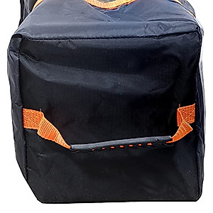 Sunnydaze Premium Pop-Up Canopy Rolling Carrying Bag - 9 Inches W x 47.5 Inches L x 9 Inches H - Replacement Roller Canopy Tent Bag for 10' x 10' Canopy - 420D Polyester - Black