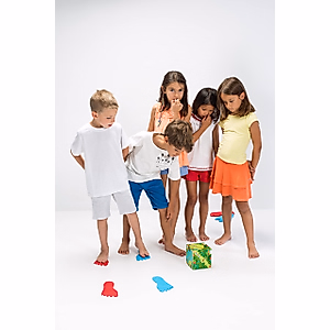 Miniland Educational - Follow The Big Foot Game - Balance, Coordination, And Concentration Activity For Preschool Kids, Promotes Teamwork Plus Cooperation In A Fun Interactive Playset