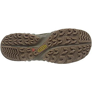 KEEN Men's NXIS Evo Low Height Waterproof Fast Packing Hiking Shoes, Dark Olive/Black Olive, 11