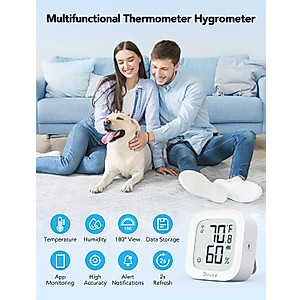 Govee WiFi Hygrometer Thermometer H5179 Bundle with Govee WiFi Digital Hygrometer Thermometer H5103 for Indoor Home Bedroom