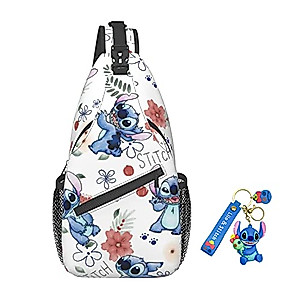 Sling Bag for Men Fanny Pack Adult Crossbody Sling Backpack Travel Hiking Chest Bag Daypack Purses Backpack Shoulder Bag for Teens Women