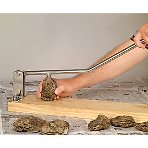 King Kooker 5500 Stainless Steel Oyster Opener, with Oyster Knife