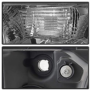 ACANII - For 2007-2013 Toyota Tundra 2008-2017 Sequoia Chrome Housing OE Style Headlights Headlamps Assembly Left+Right