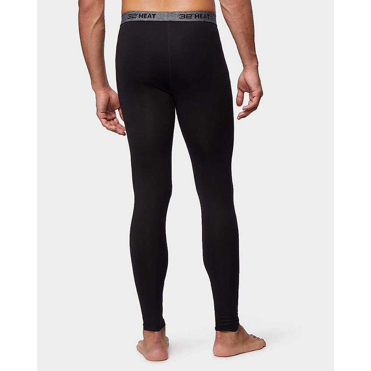 32 Degrees Mens Heat Performance Thermal Baselayer Pant Leggings, Black, X-Large