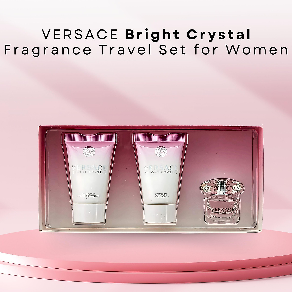 Versace Bright Crystal 3-Piece Miniature Set