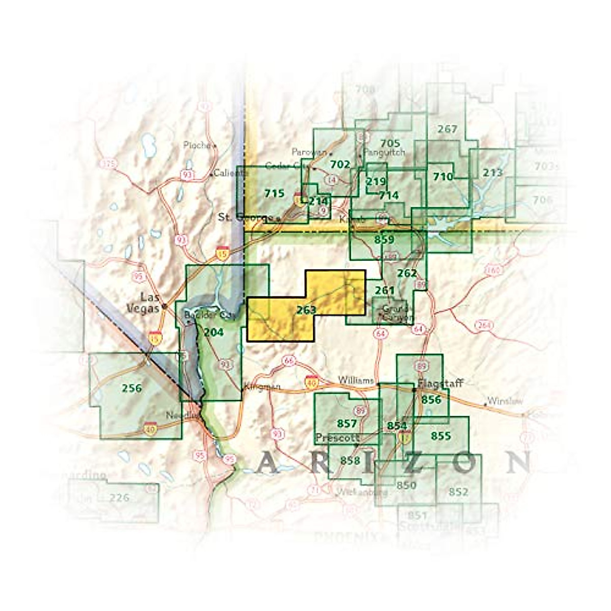Grand Canyon West [Grand Canyon National Park] (National Geographic Trails Illustrated Map) (National Geographic Trails Illustrated Map, 263)
