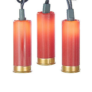 Kurt Adler UL 10-Light Red Shotgun Shell Light Set