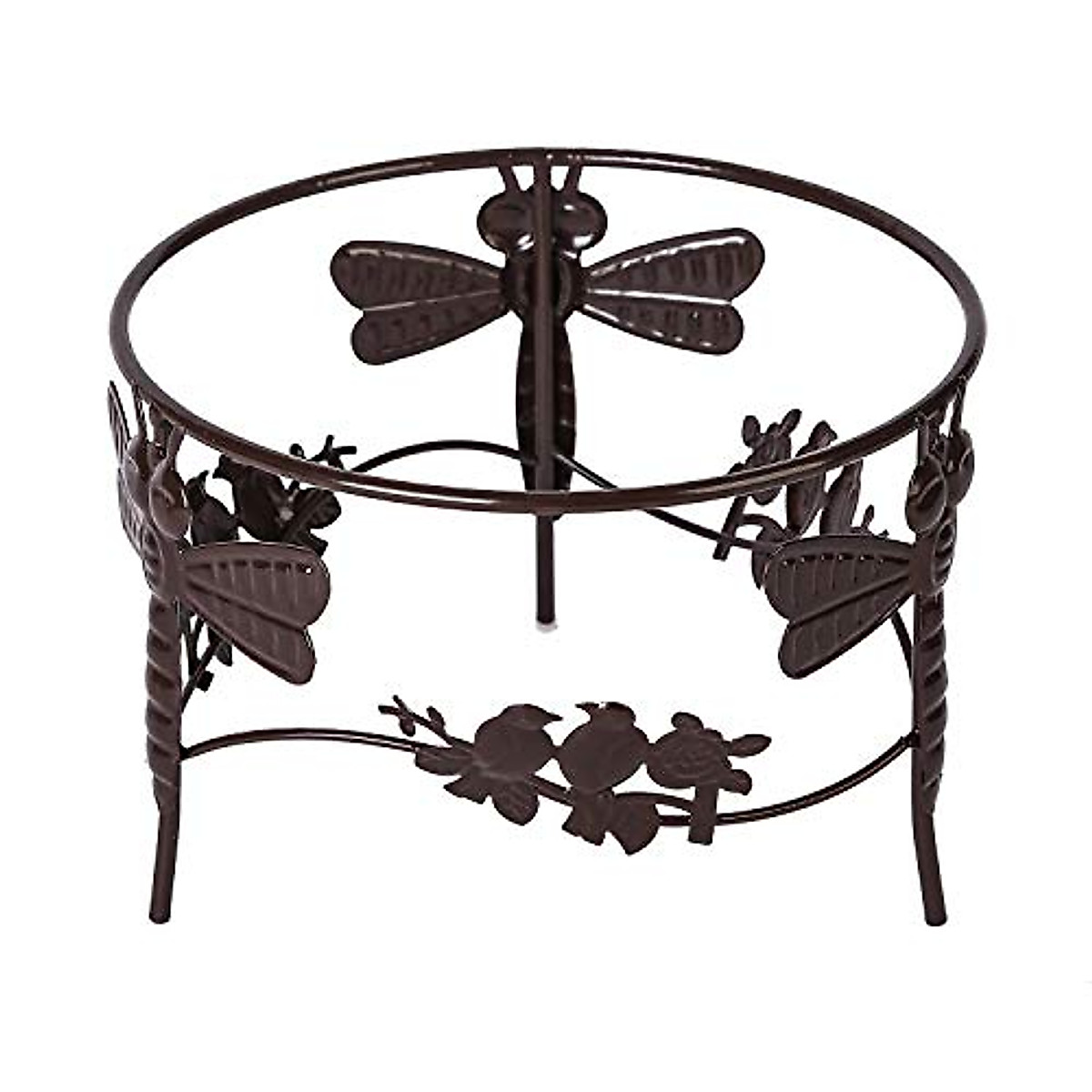 Topadorn Gazing Ball Stand Garden Hardware Metal Stand for 10-Inch or 12-Inch Gazing Globes