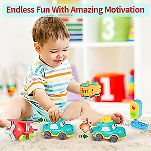 ALASOU Baby Truck Car Toy and Playmat Storage Bag(7 Sets)|Baby Toys 12-18 Months|Infant Toys for 1 2 3 Year Old boy Girl|1st Birthday Gifts for Toddler Toys Age 1-2