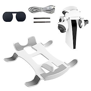 MOJOXR VR Headset Stand Controllers Holder Lens Cover for PSVR 2