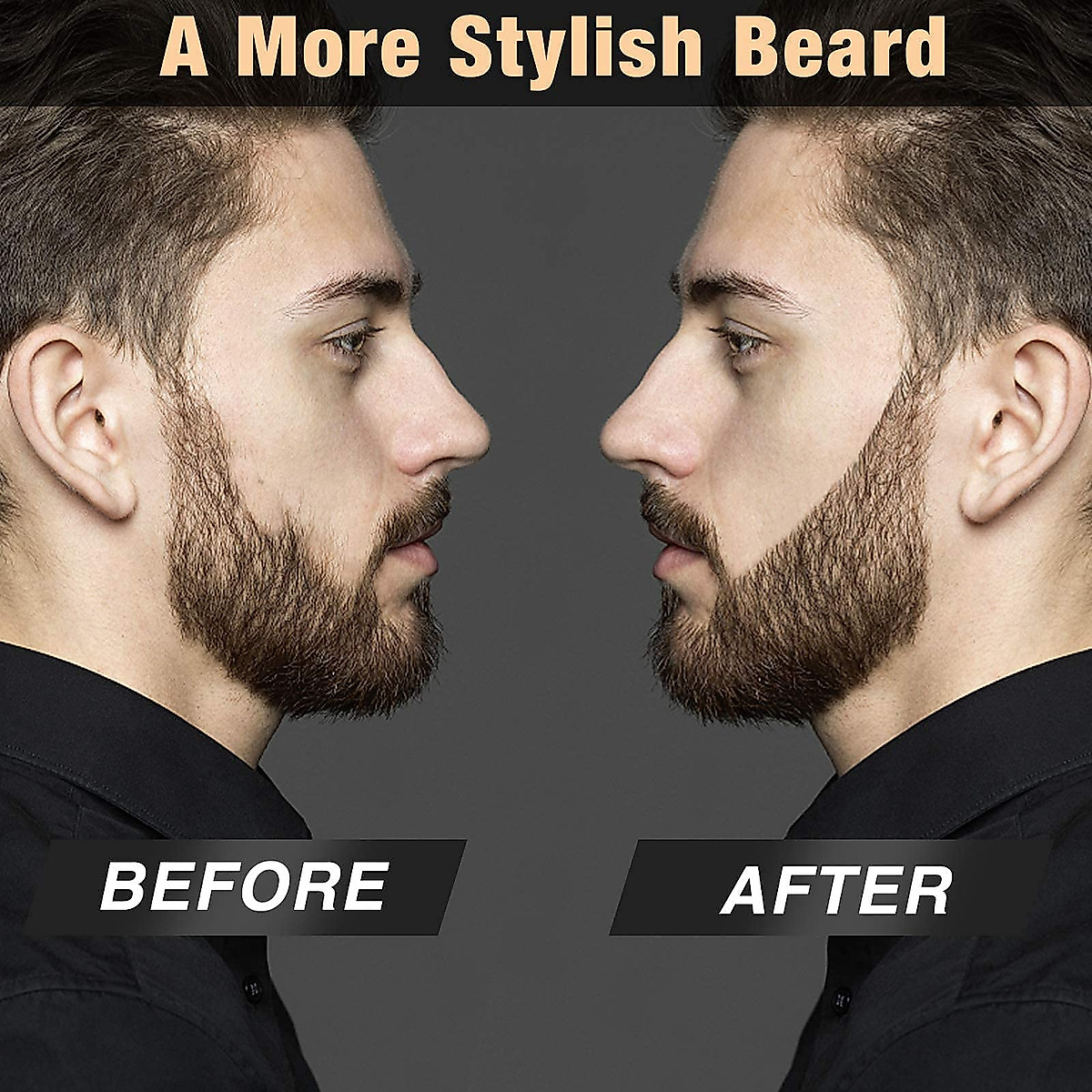 Men Beard Dye Black Coloring The Grey Hair Dyeing Shampoo & Beard Pen