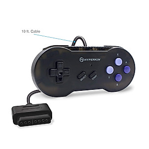 Hyperkin "Scout" Premium Controller for Super NES (Space Black) - Super NES