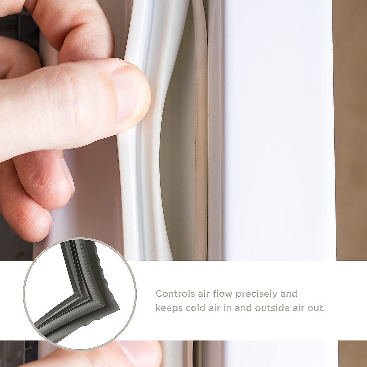 GE Appliances WR14X10305 Refrigerator Door Gasket (Gray)