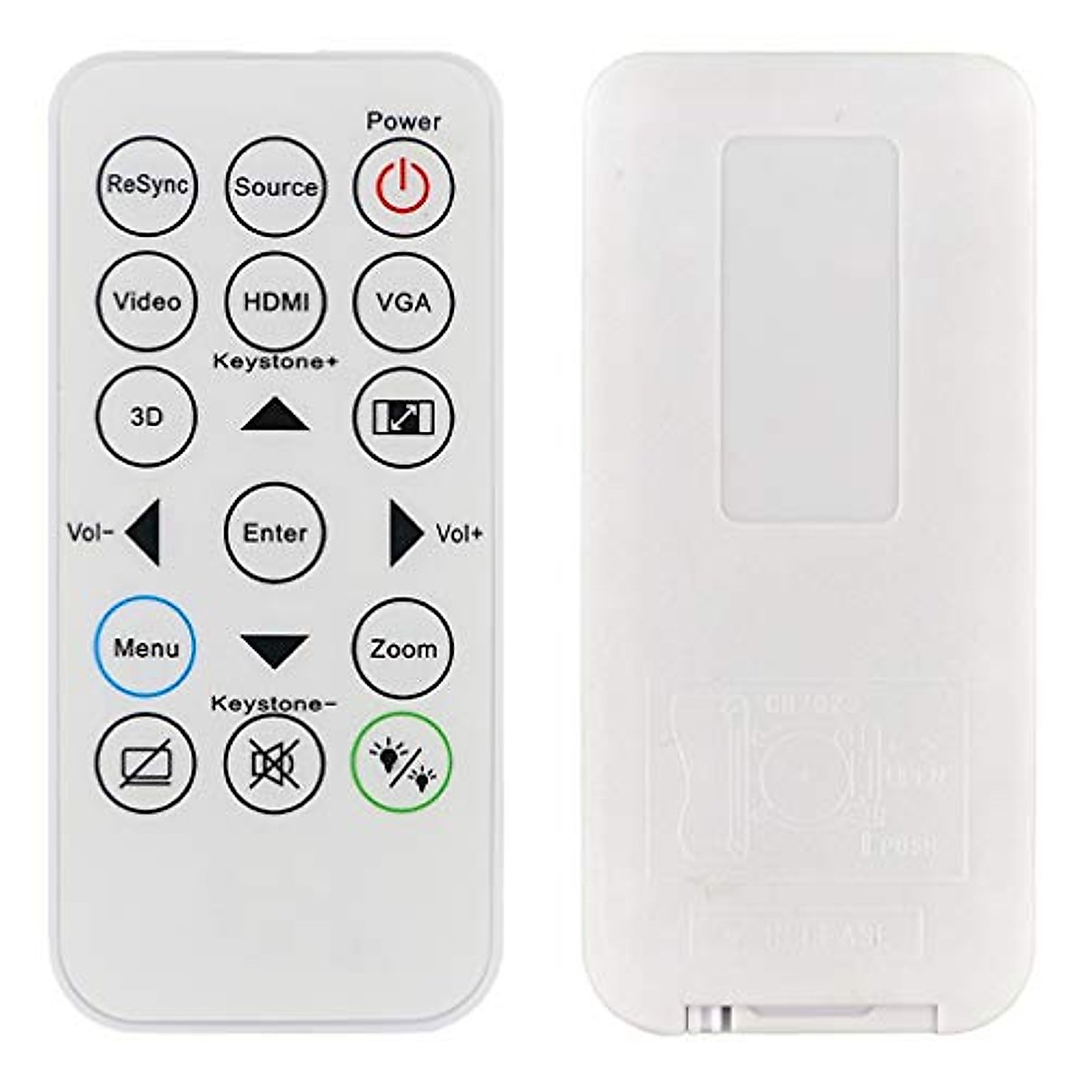 INTECHING INA-REMPJ001a Projector Remote Control for InFocus IN220, IN222, IN224, IN226, IN228, IN226ST, IN1156, IN1188HD