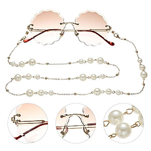VALICLUD 1 Set 2Pcs Irregular Photo Props Trendy Chic Street Shooting Glasses (Golden)