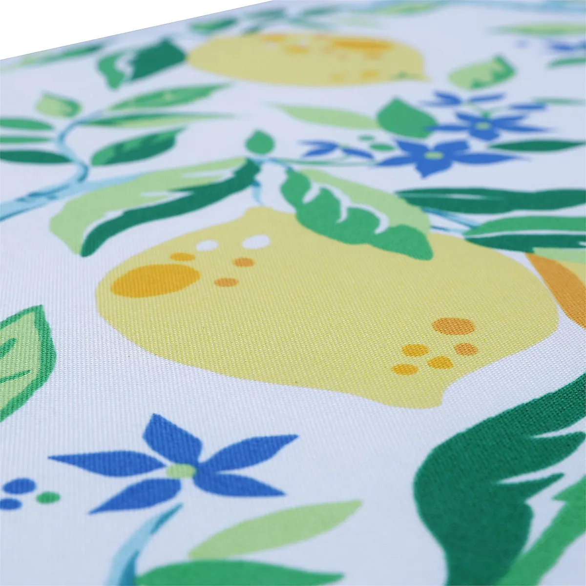 Pillow Perfect Outdoor/Indoor Lemon Tree Round Corner Chair Cushion, 1 Count (Pack of 1), Yellow