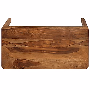 GOLINPEILO Wooden Dining Table, Kitchen Table Solid Sheesham Wood 47.2"x23.6"x29.9" -AA