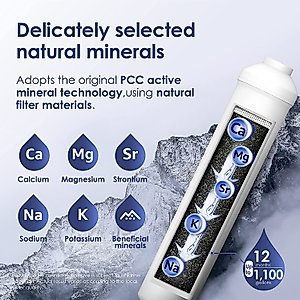 Waterdrop G3 Replacement Filter, Replacement for WD-G3-W Reverse Osmosis System, CF Filter + CB Filter + RO Filter + Mineral Filter, New Logo Design