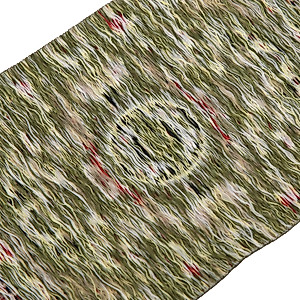 LZKW Turkishness Floral Print, Doll House Asseccories Dollhouse Furniture Dollhouse Blankets Dollhouse Accessories 1:12 Miniature Carpet for Miniature Dollhouse(Red Satin)