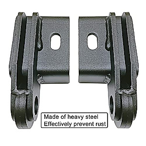 Fivepine Front Demon Tow Hook Bracket with 3/4 inch Shackles Fit for Toyota Tacoma 2009-2021 Demon Shackle Mount