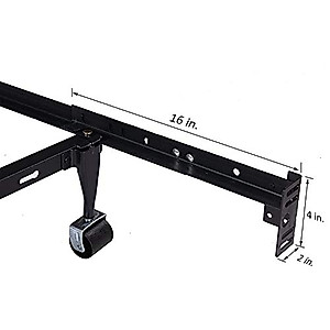 appacare Bed Frame Footboard Extension Brackets Set Attachment Kit - Fit for Twin, Full, Queen, or King Size Beds
