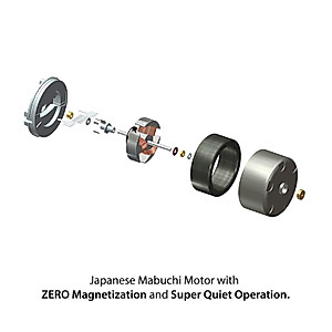 Quad Watch Winder in Black Leather, 12 Program Settings, Diamond Stitched Vegan Leather, Soft Linen Interior, Large Interior Space for Large Watches - Heiden Monaco Quad Automatic Watch Winder for Rolex