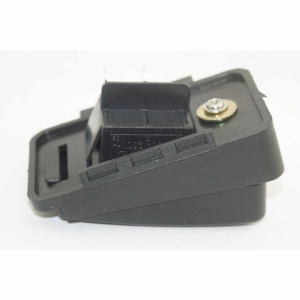 AUXPhome 6volt 12volt Kids Electric Cars Accelerator Foot Pedal Reset Control Switch for Universal Kids Ride On Cars,Electric Battery Remote Tractor Quad Toy Black 2-pin Socket